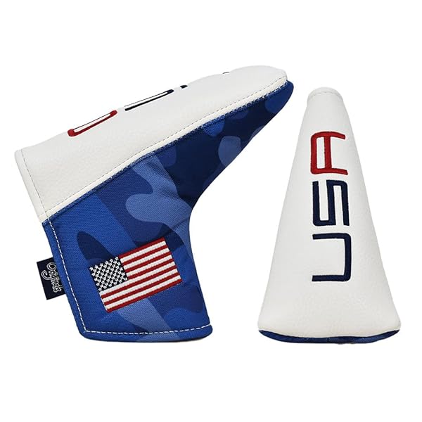 PRG Golf USA Canvas Camo Blade Putter Cover USA Canvas Camo